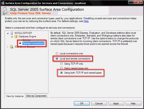 How to configure your SQL database in SQL2005 Express | RaGEZONE - MMO Development Forums