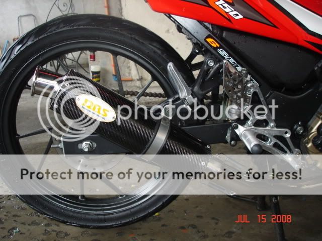 Post the original DBS pipe 4 suzuki raider 150 | Motorcycle Philippines